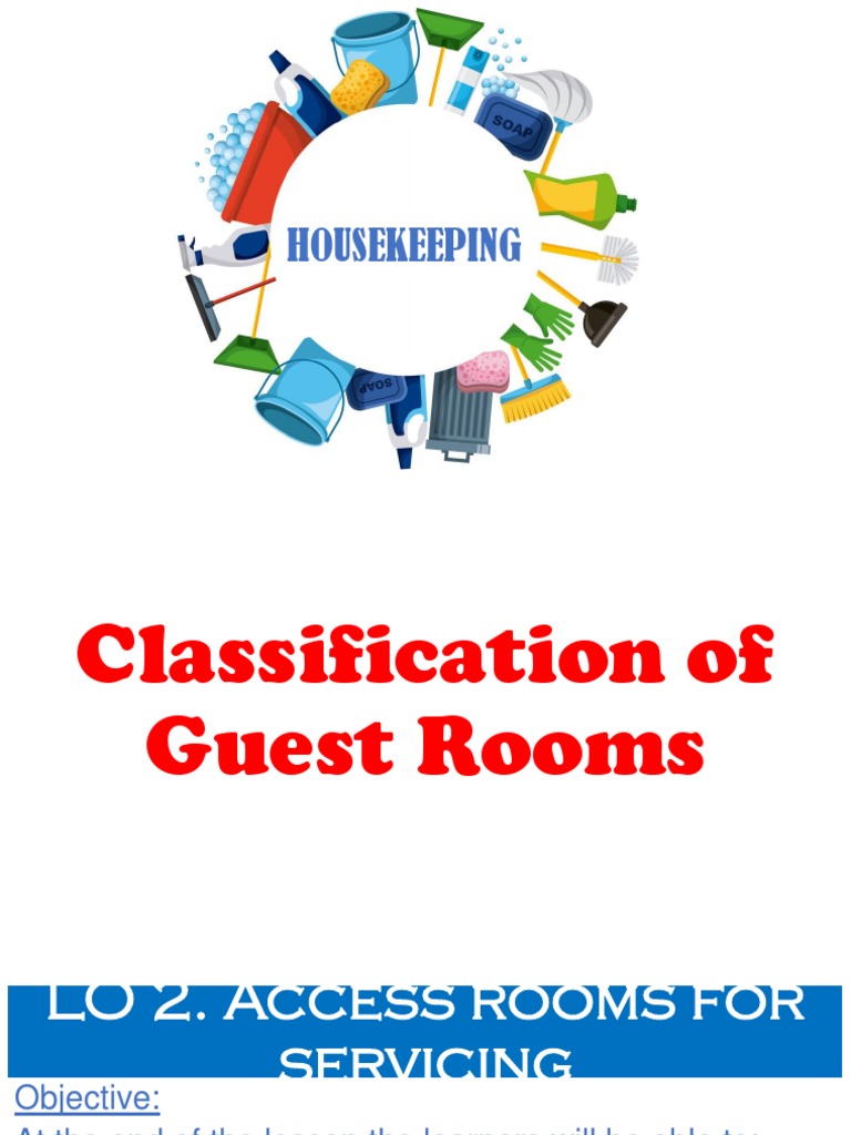 LO 2.5.3 Classification of Guest Rooms | PDF | Hotel | Hospitality Industry