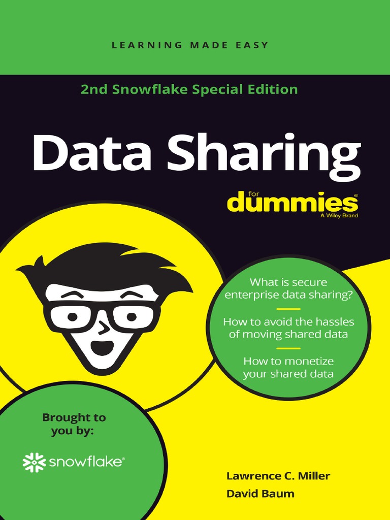 Snowflake Data Sharing For Dummies Guide | PDF | Encryption | Databases