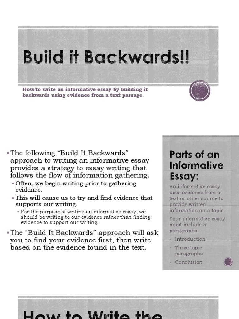 Step-By-Step Instructions For Informative Essay Flow Map | PDF | Essays ...
