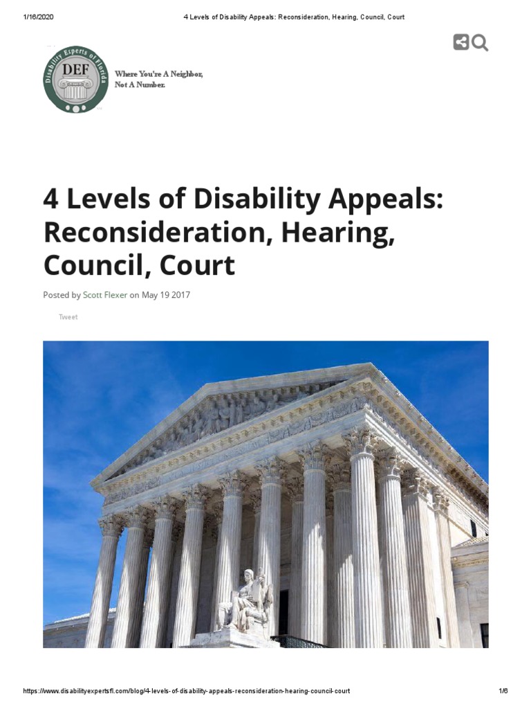 4 Stages of Disability Appeals Process | PDF | Social Security ...