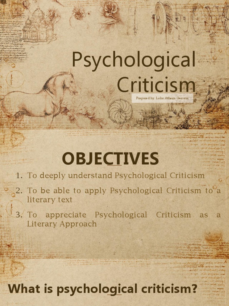 Psychological Criticism | PDF | Id | Hamlet