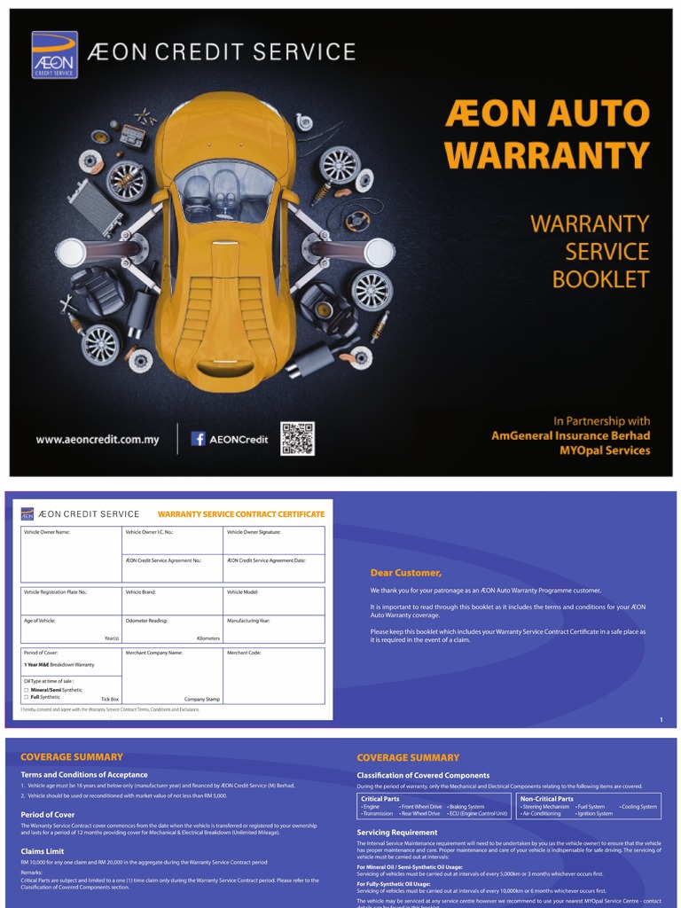 AEON-Credir-Booklet (Done Excel, Done CC) | PDF