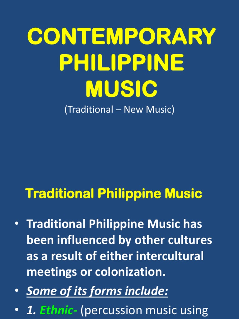 Philippine Traditional Music Instruments | PDF | Musical Instruments ...
