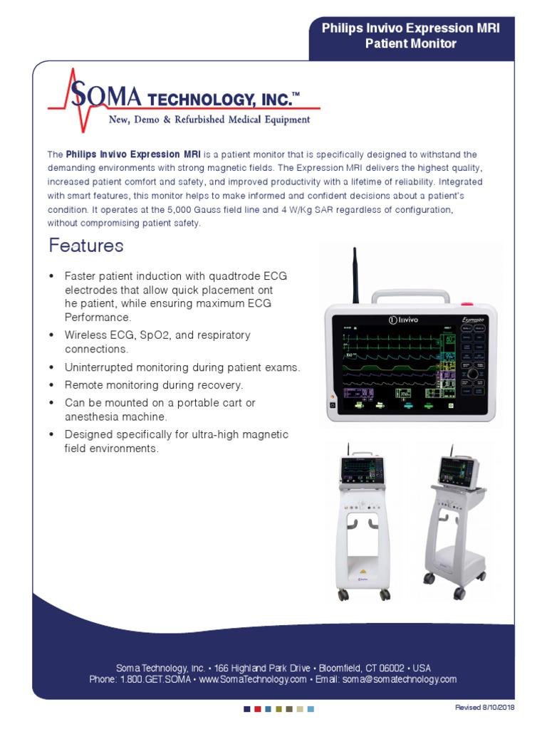 Invivo Expression MRI Patient Monitor