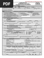Bir Update Form (1905) | PDF | Taxes | Public Law