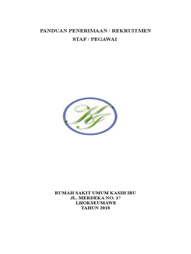 Panduan Rekruitmen Dan Seleksi Pegawai Rumah Sakit | PDF