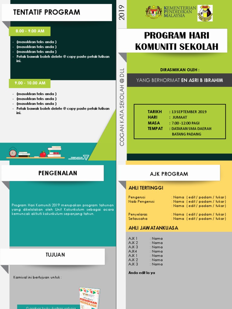 Buku Program Template Bebas V3 | PDF