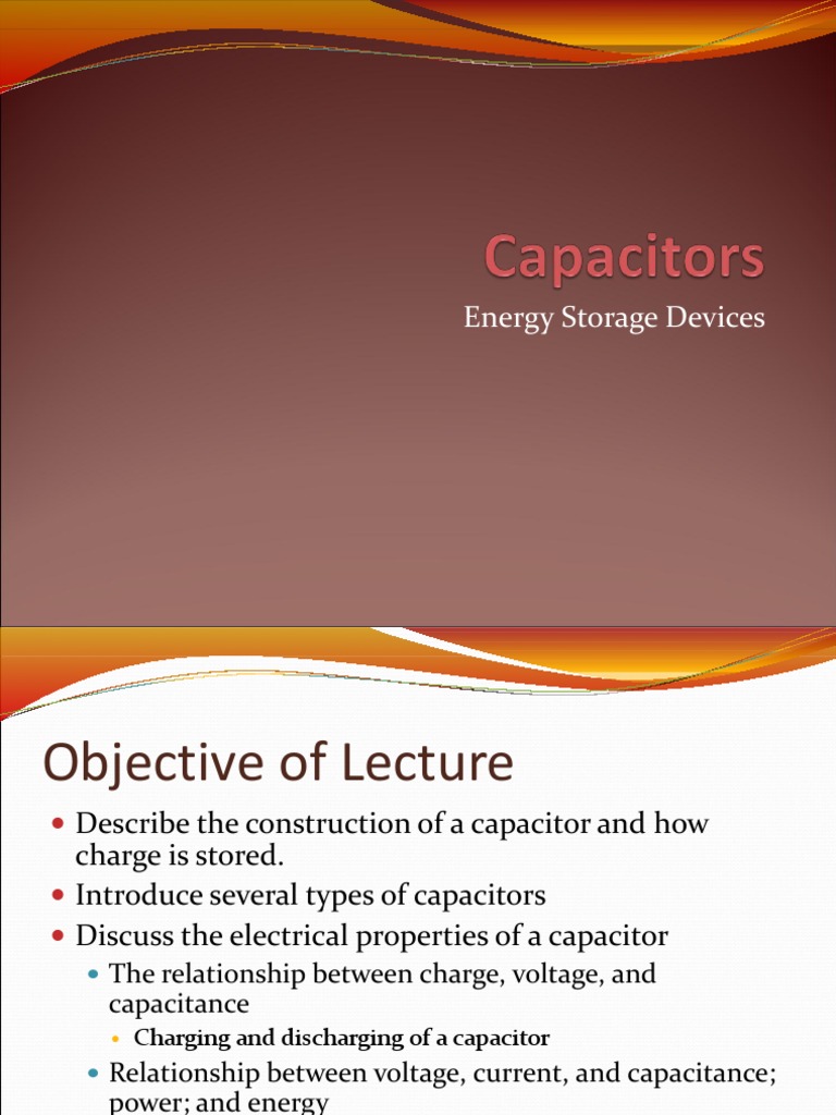 Capacitors | PDF | Capacitor | Electrical Components