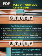 Assessment - Essential Elements of Portfolio | PDF | Pedagogy | Teaching