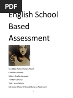 ENGLISH SBA Sample Reflections (1) | PDF | Psychology | Psychological ...