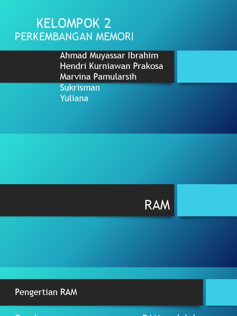 Perkembangan Memory | PDF