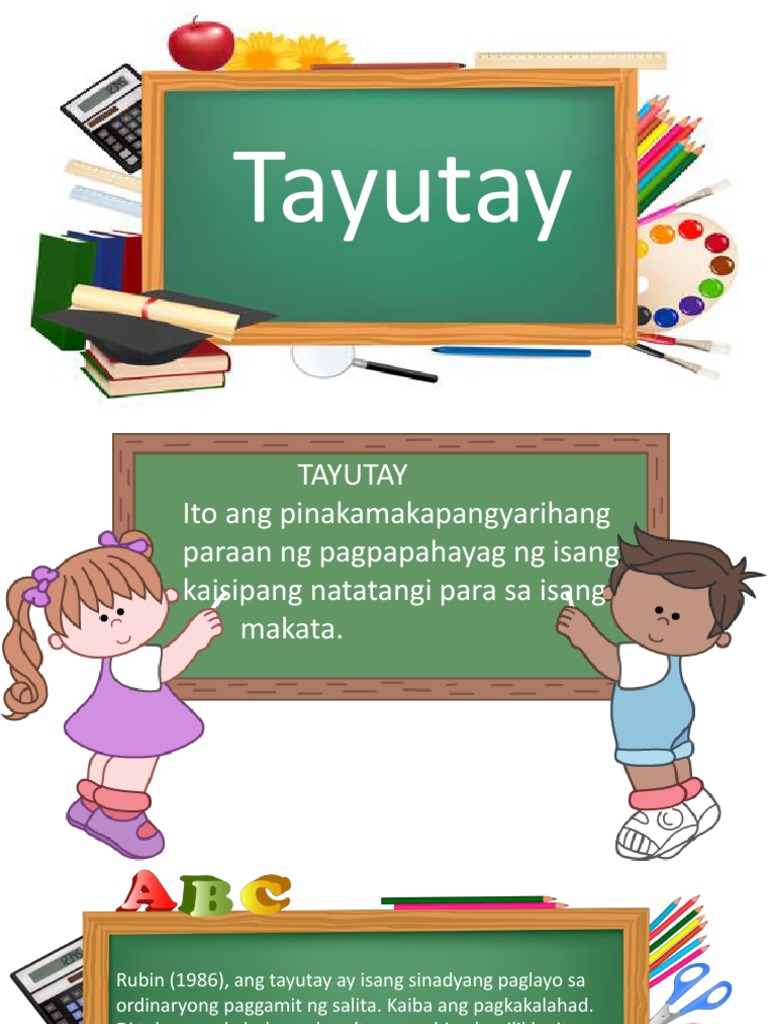 TAYUTAY | PDF