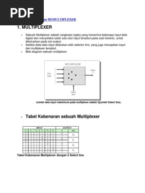 Multiplexer Adalah