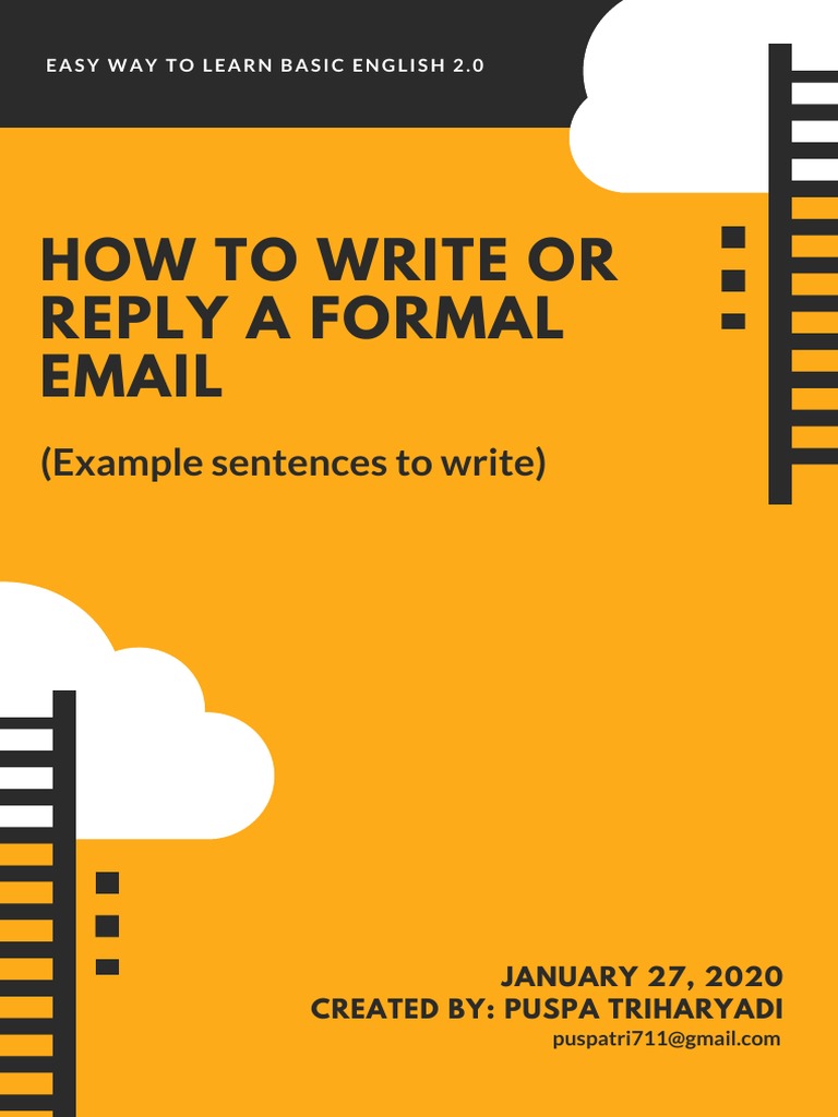 How To Write or Reply A Formal Email by Puspa Triharyadi | PDF | Career ...
