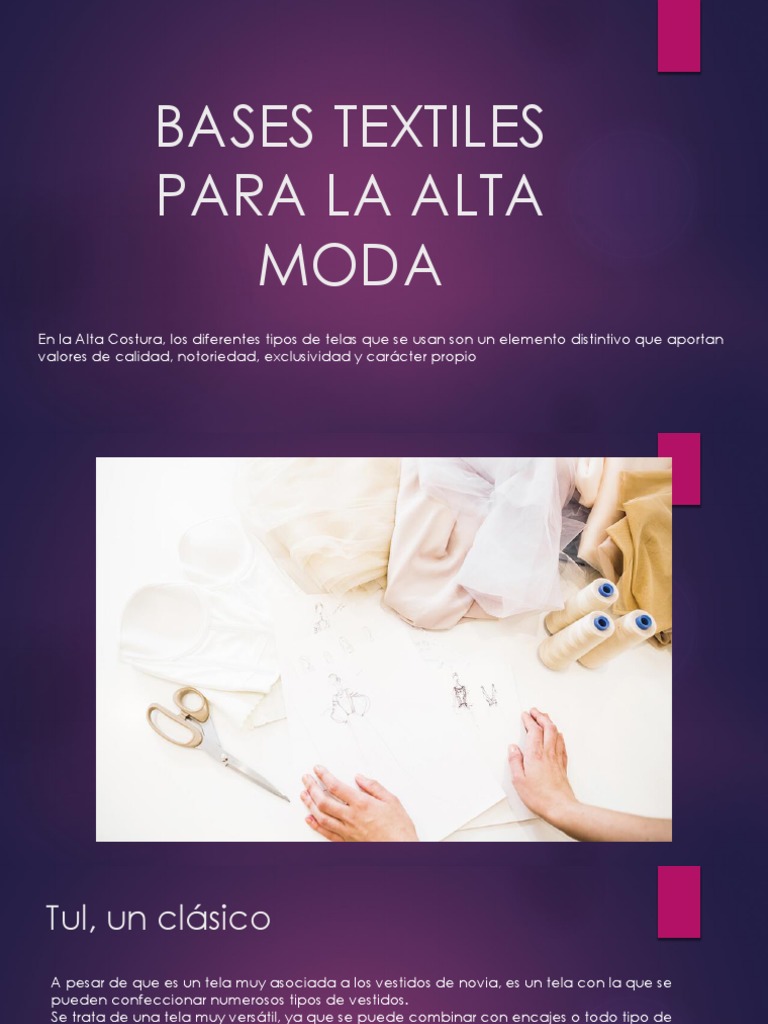 Bases Textiles para La Alta Moda | PDF | Seda | Textiles