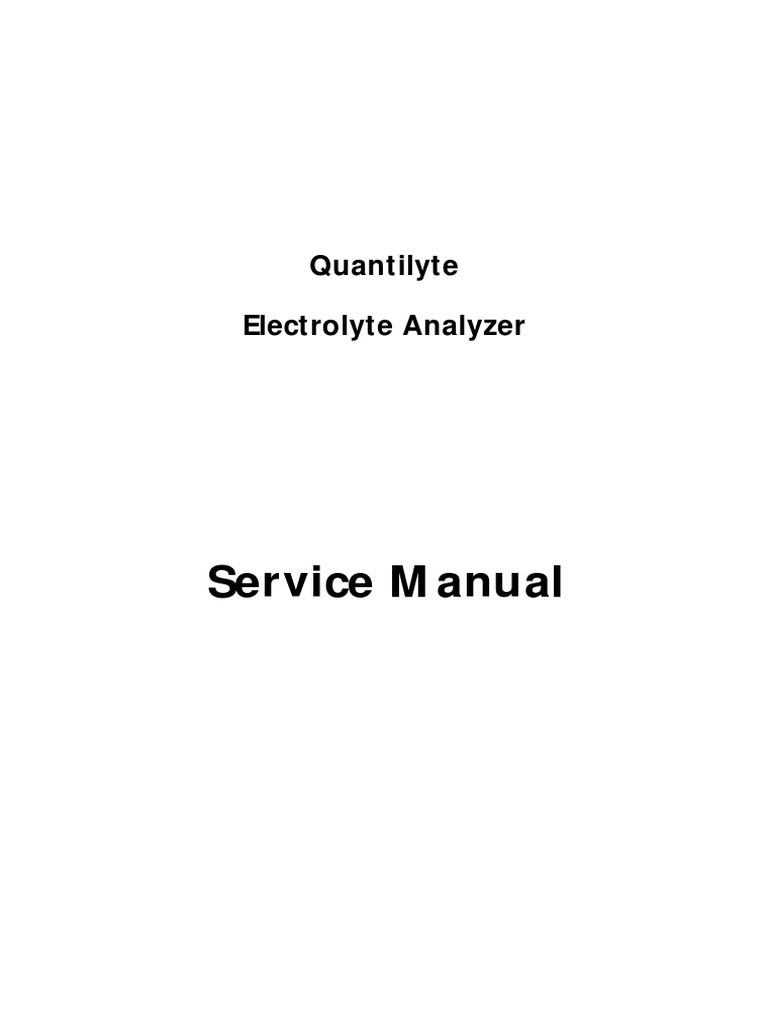 Qute Service Manual - Ver 1 | PDF | Fuse (Electrical) | Calibration