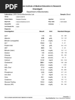 Lal Pathlabs Report | PDF | Medical Specialties | Blood