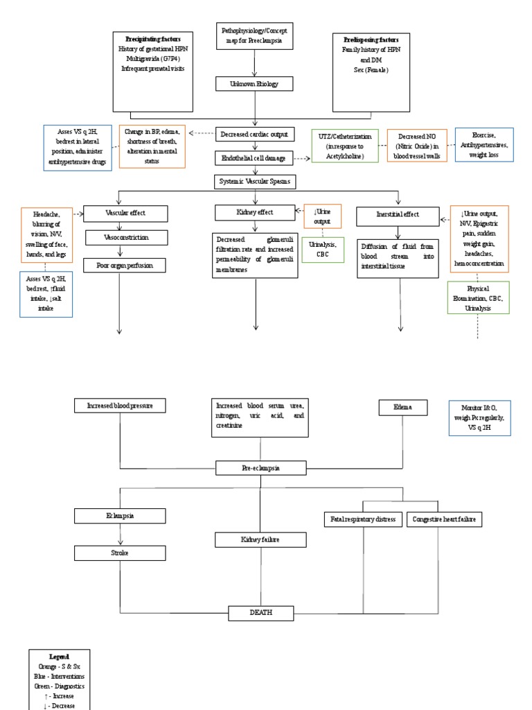 Concept Map | PDF | Edema | Epidemiology