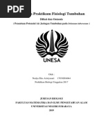 Laporan PT 1 Tekanan Osmosis Cairan Sel Daun Rhoeo Discolor | PDF