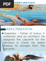 Daedalus and Icarus: A Myth Summary | PDF | Minotaur | Theseus