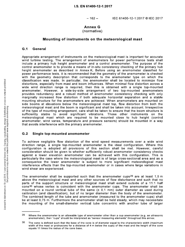 Annex G IEC61400 12 1 2017 PDF | PDF | Intellectual Works | Software