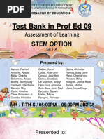 Lesson 15-Matching-Type Tests | PDF | Multiple Choice | Learning
