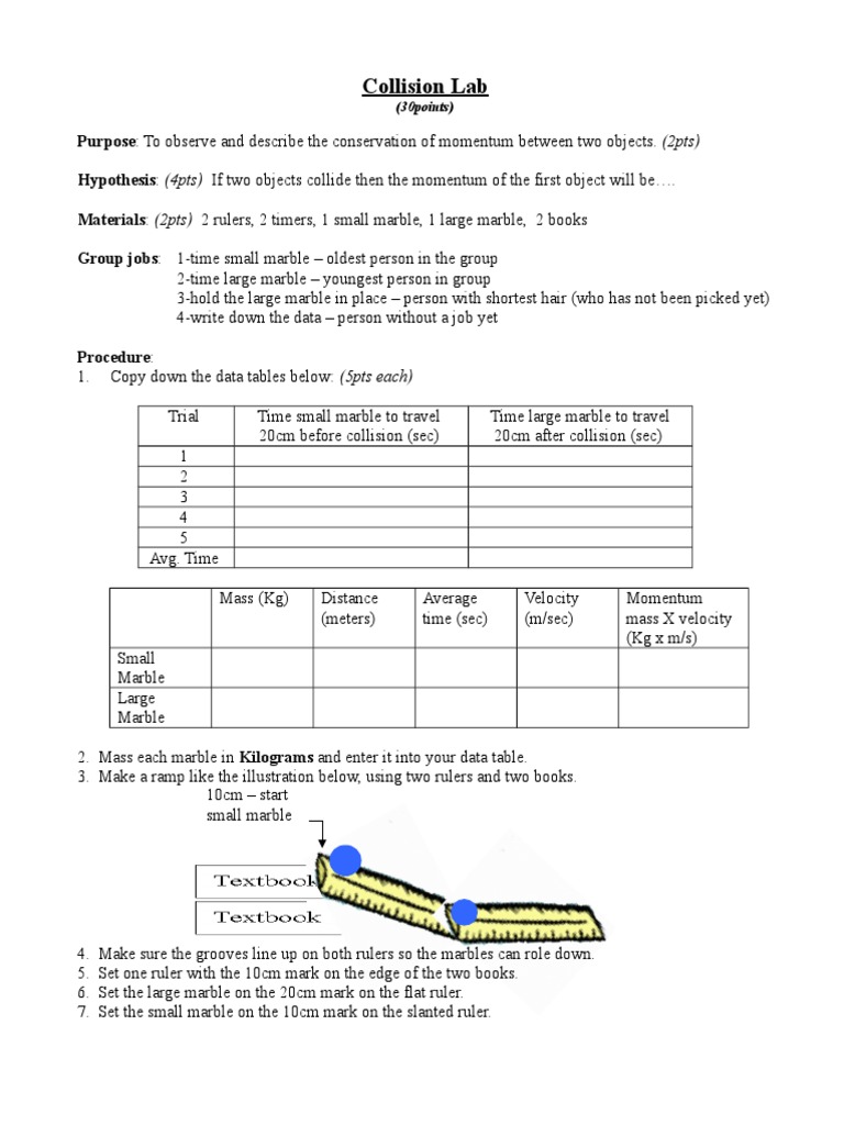 Collision Lab | PDF | Momentum | Collision
