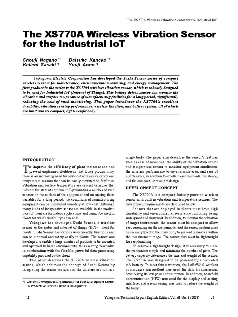 Sushi Sensor Rd-Te-R06101-003 PDF | PDF | Hertz | Internet Of Things