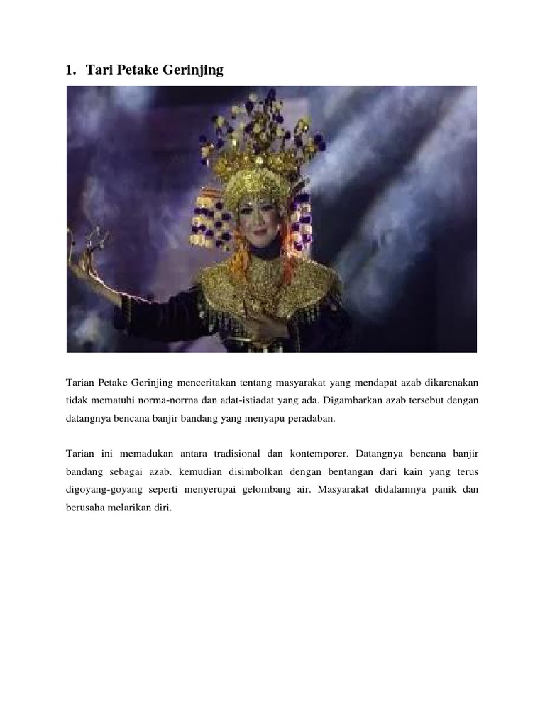 Tarian Sumsel: Warisan Budaya | PDF | Seni