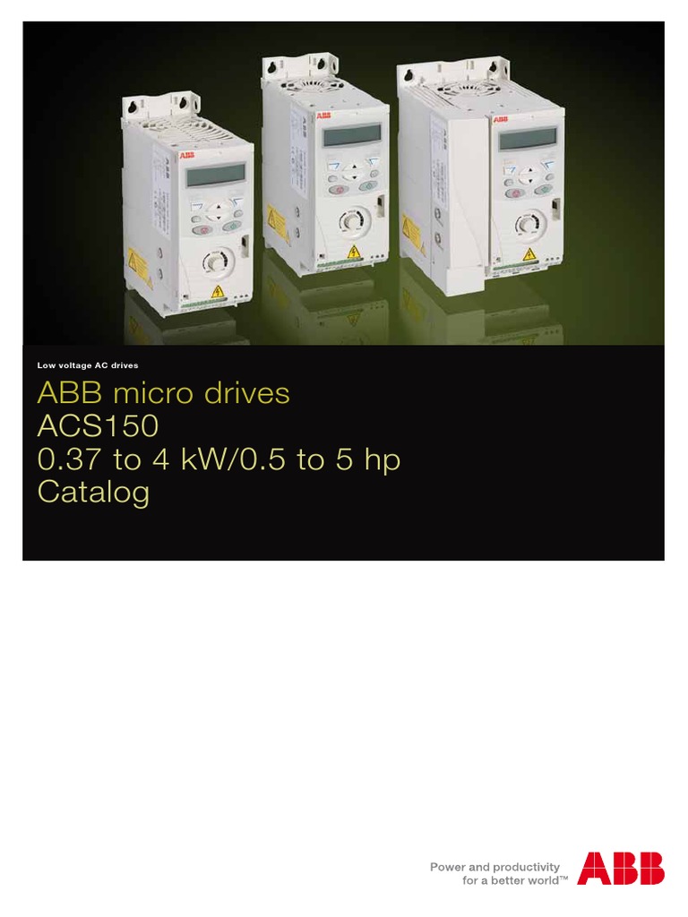 Bien Tan ABB ACS150-Catalog PDF | PDF
