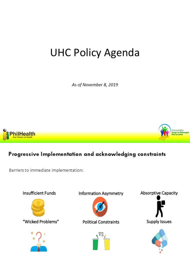 UHC Policy Agenda | PDF | Health Care | Health Economics