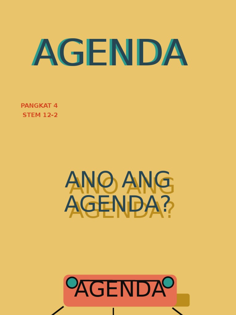 AGENDA | PDF