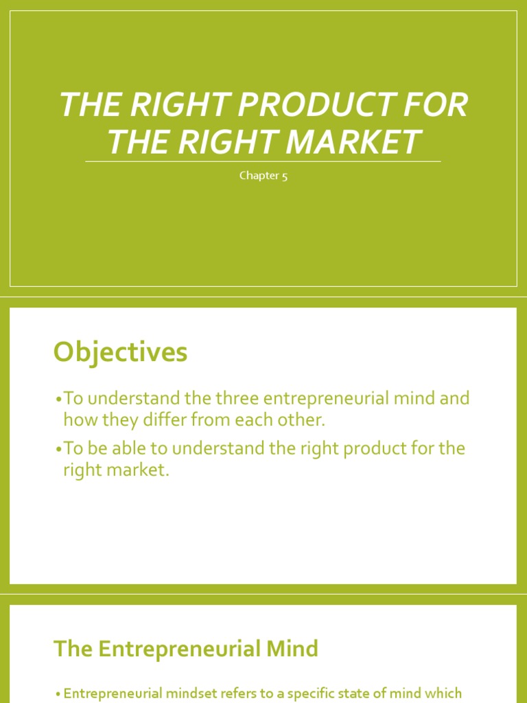 Right Product for Market Success | PDF