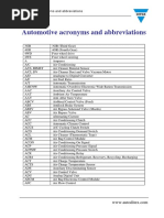 Automotive Acronyms and Abbreviations | PDF | Automatic Transmission ...