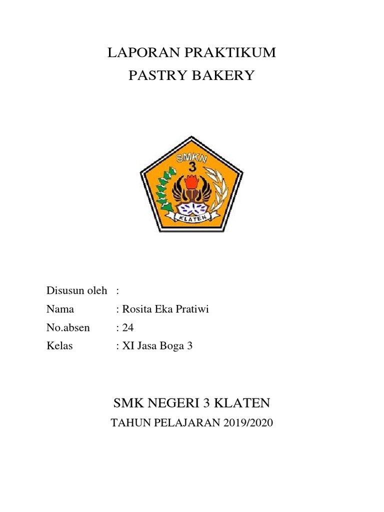 Laporan Praktikum Pastry Bakery | PDF