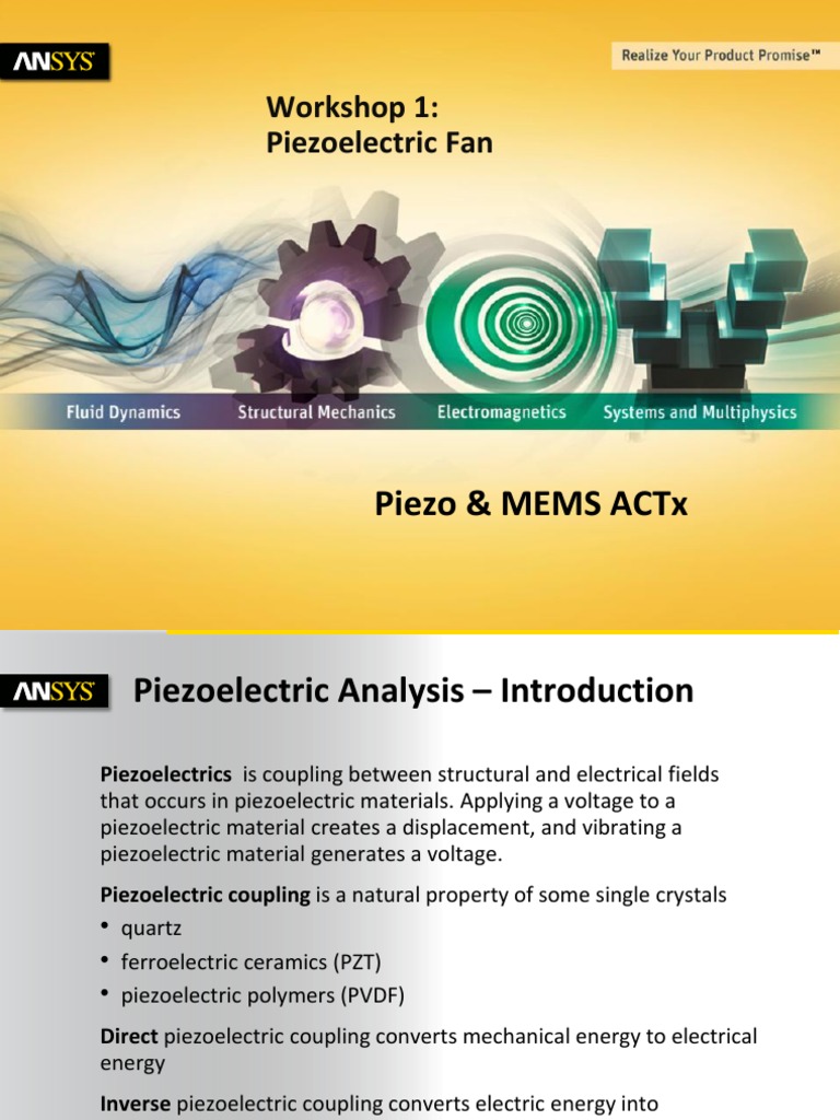 ACT_Piezo & MEMS Extension_WS1 - Piezoelectric Fan | Piezoelectricity ...