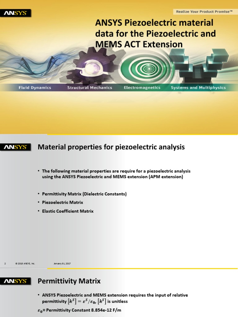 ACT - Piezo & MEMS Extension - Piezoelectric Material Data | PDF ...