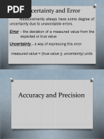 Experiment 1: Errors, Uncertainties and Measurements Laboratory Report | PDF | Accuracy And ...