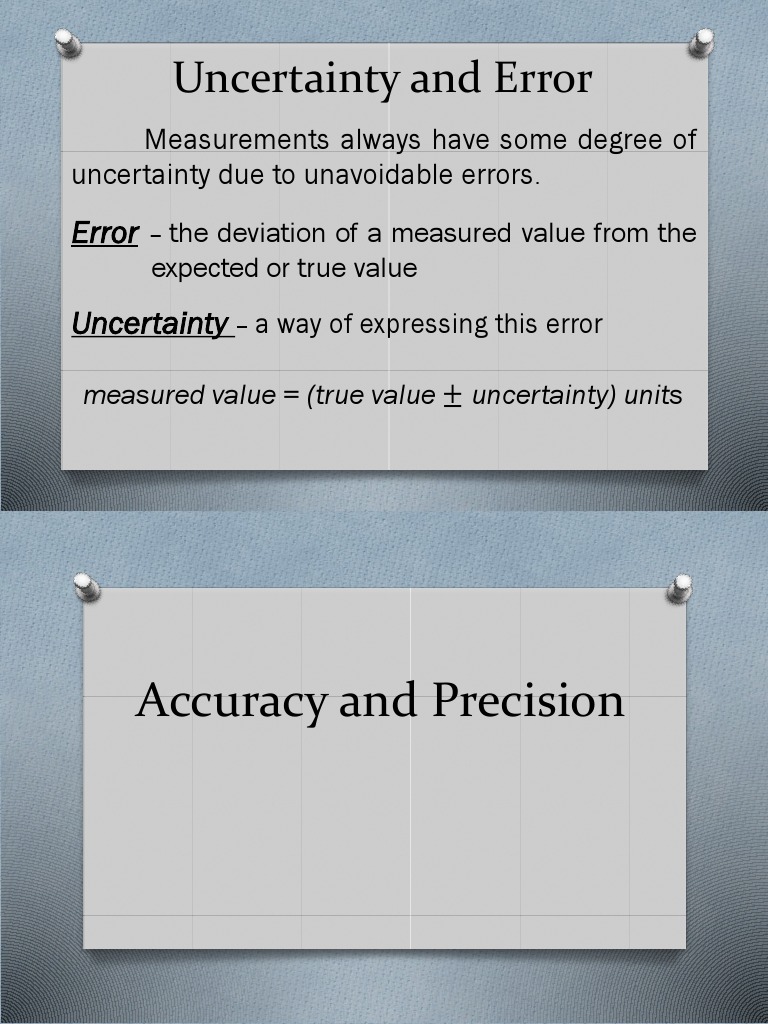 Accuracy And Precision Pdf Accuracy And Precision Observational Error