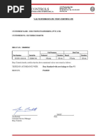 Above Ground Test Certificate | PDF | Fire Sprinkler System | Valve