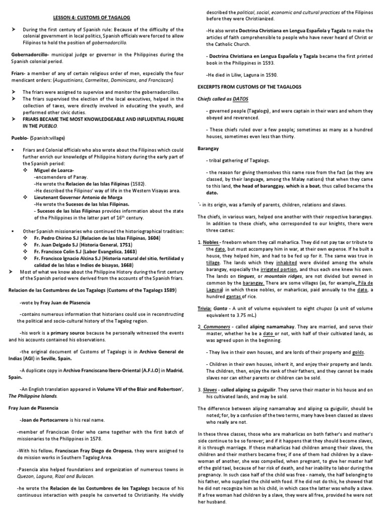 Batis Lesson4 | PDF | Tagalog Language | Philippines