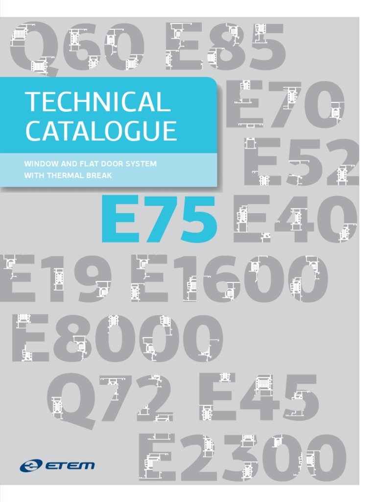 E75 Technical Catalogue 893 PDF | PDF | Aluminium | Magnesium