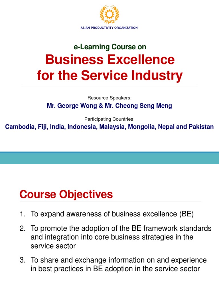Module 1 - Introduction To Business Excellence | PDF | Strategic ...