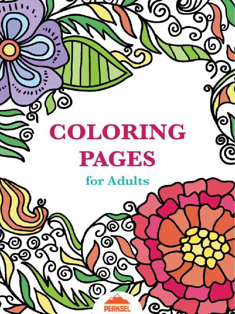 Printable Coloring Pages For Adults - Free Young Adult Coloring Book ...