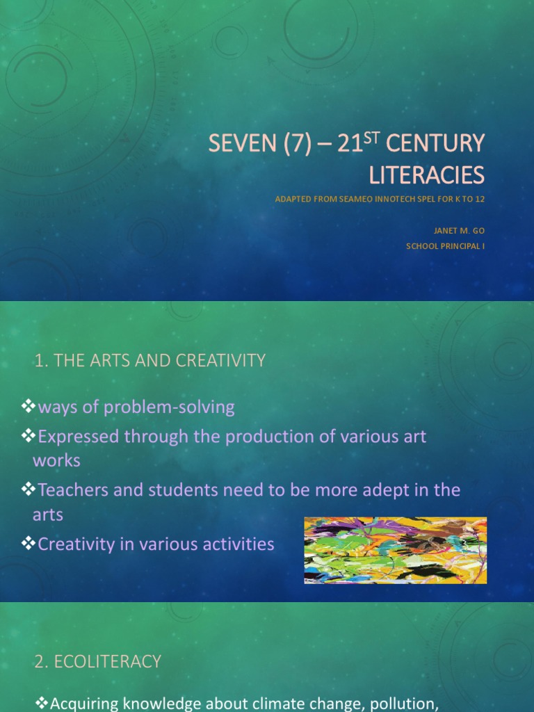 Seven (7) - 21st Century Literacies | PDF