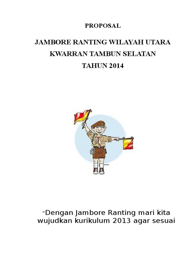 Proposal Jambore Ranting | PDF