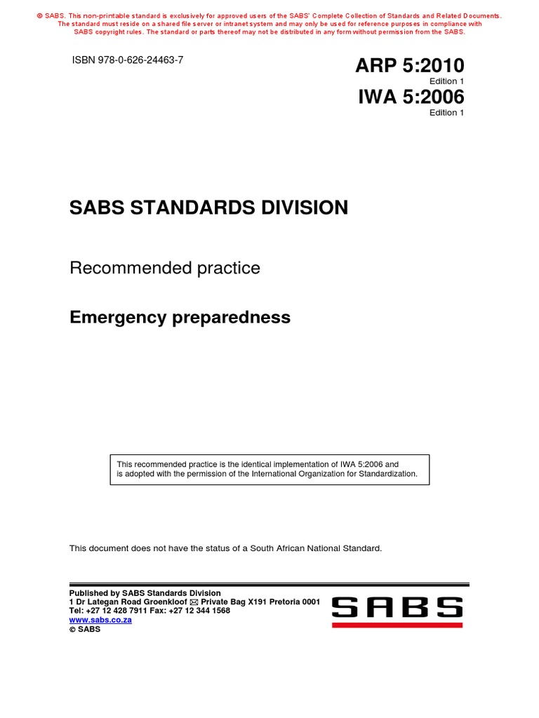 ARP5 (Colour) | PDF | International Organization For Standardization ...