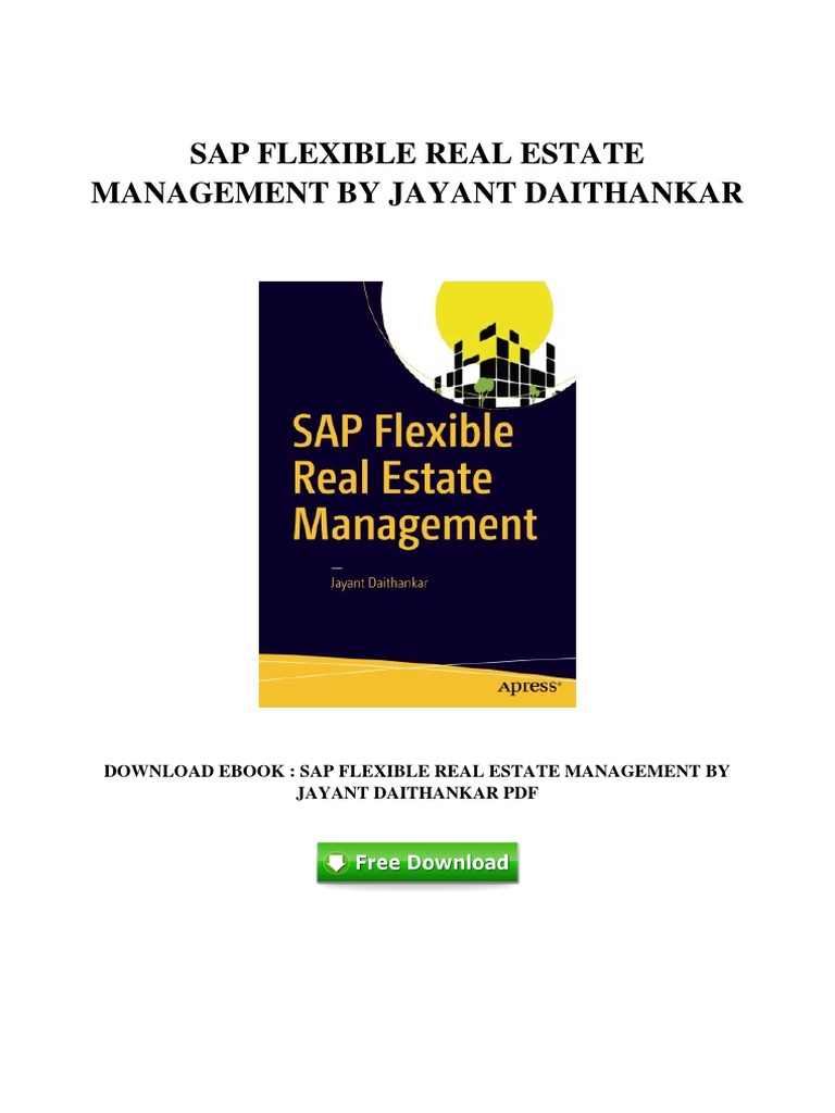 Sap Flexible Real Estate Ma | PDF | Sap Se | Business Process