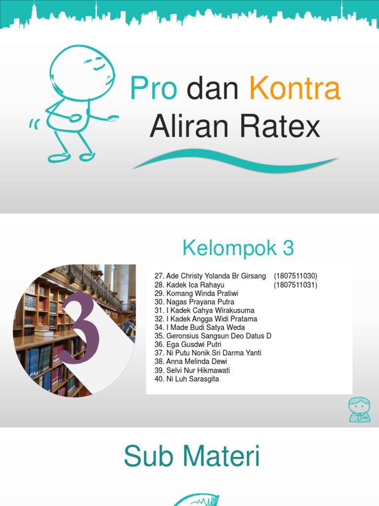Pro Dan Kontra Aliran Ratex - Sejarah Pemikir Ekonomi | PDF