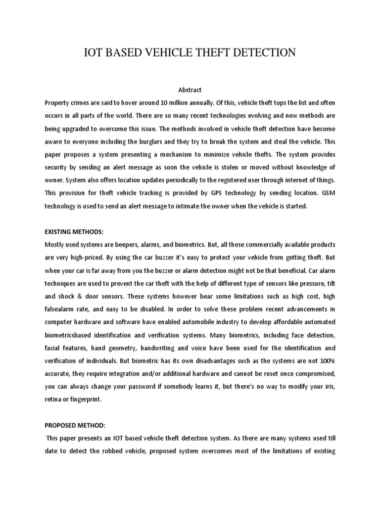 Iot Based | PDF | Internet Of Things | Biometrics